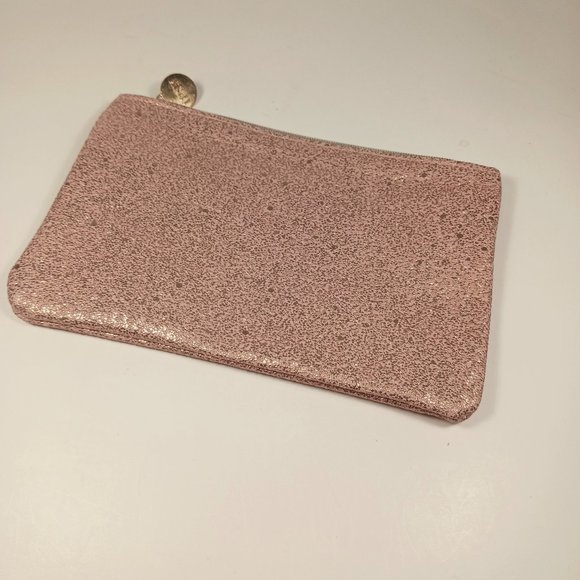 ipsy | Bags | Ipsy Glam Bag Pink Rose Gold Pebbled Cosmetics Case ...